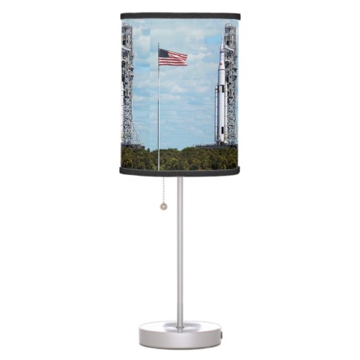 NASA SLS Space Launch System Rocket Launchpad Table Lamp | Zazzle