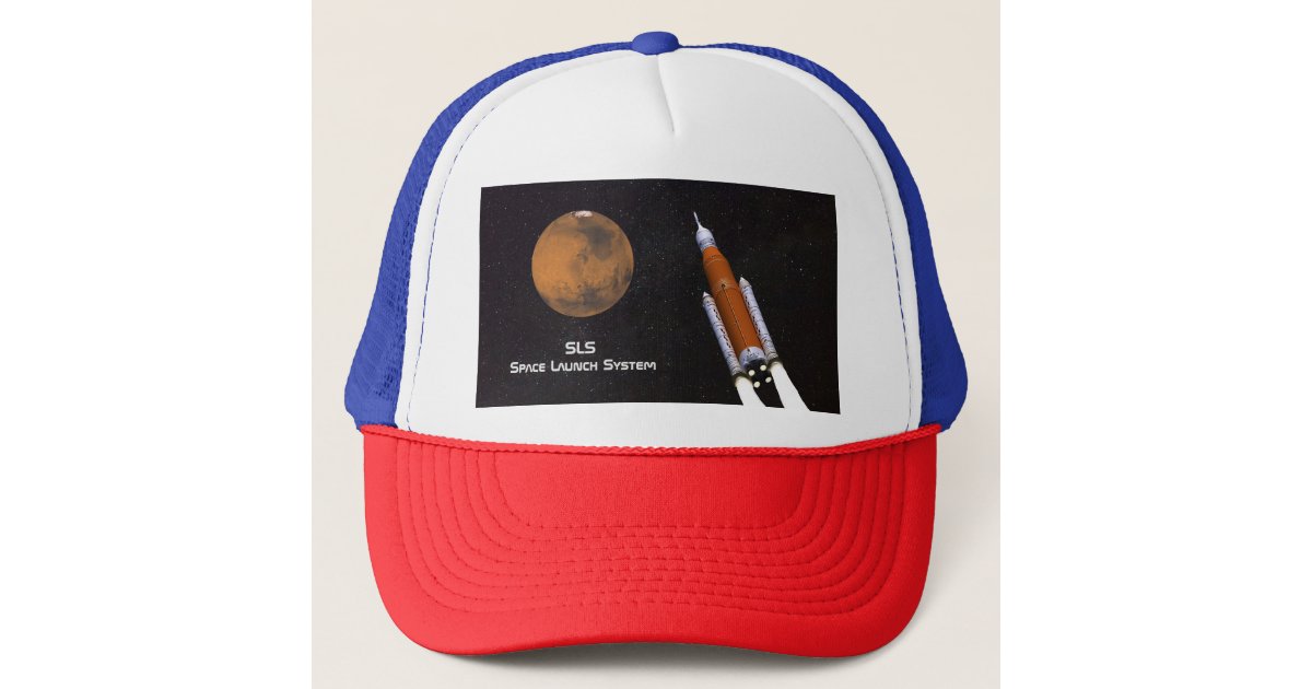 NASA SLS Space Launch System Trucker Hat | Zazzle