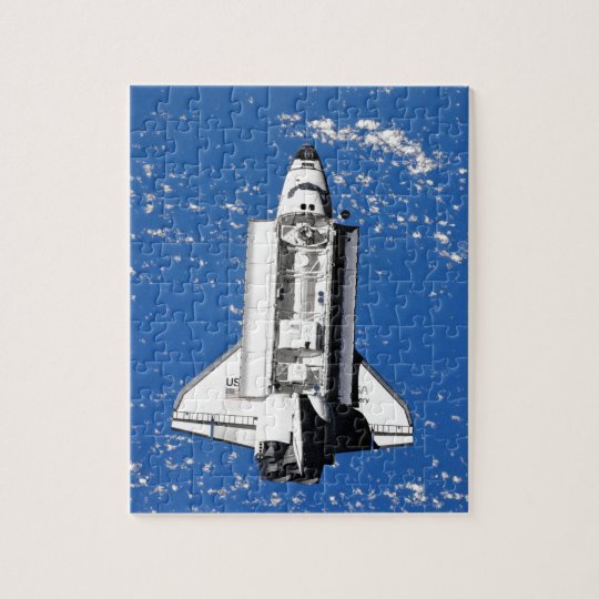 NASA Space Shuttle Discovery Earth Orbit Jigsaw Puzzle | Zazzle.com