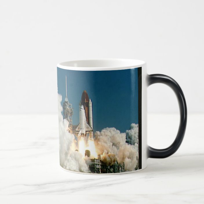 NASA Space Shuttle launch, Rocket Mug | Zazzle.com