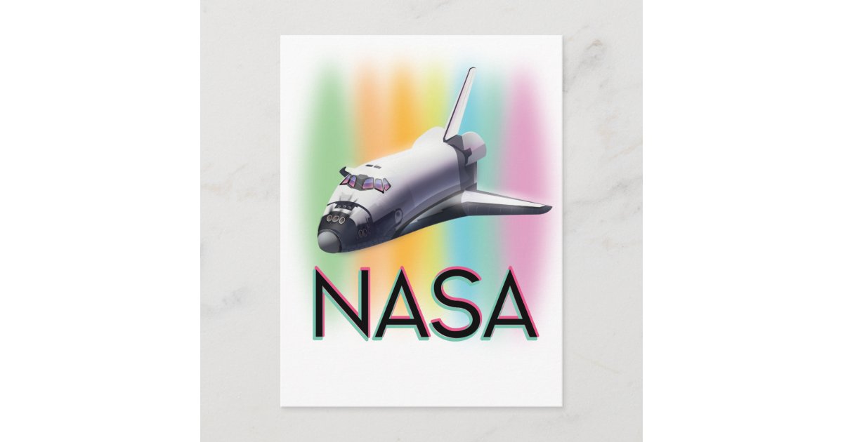 NASA Space Shuttle Postcard | Zazzle