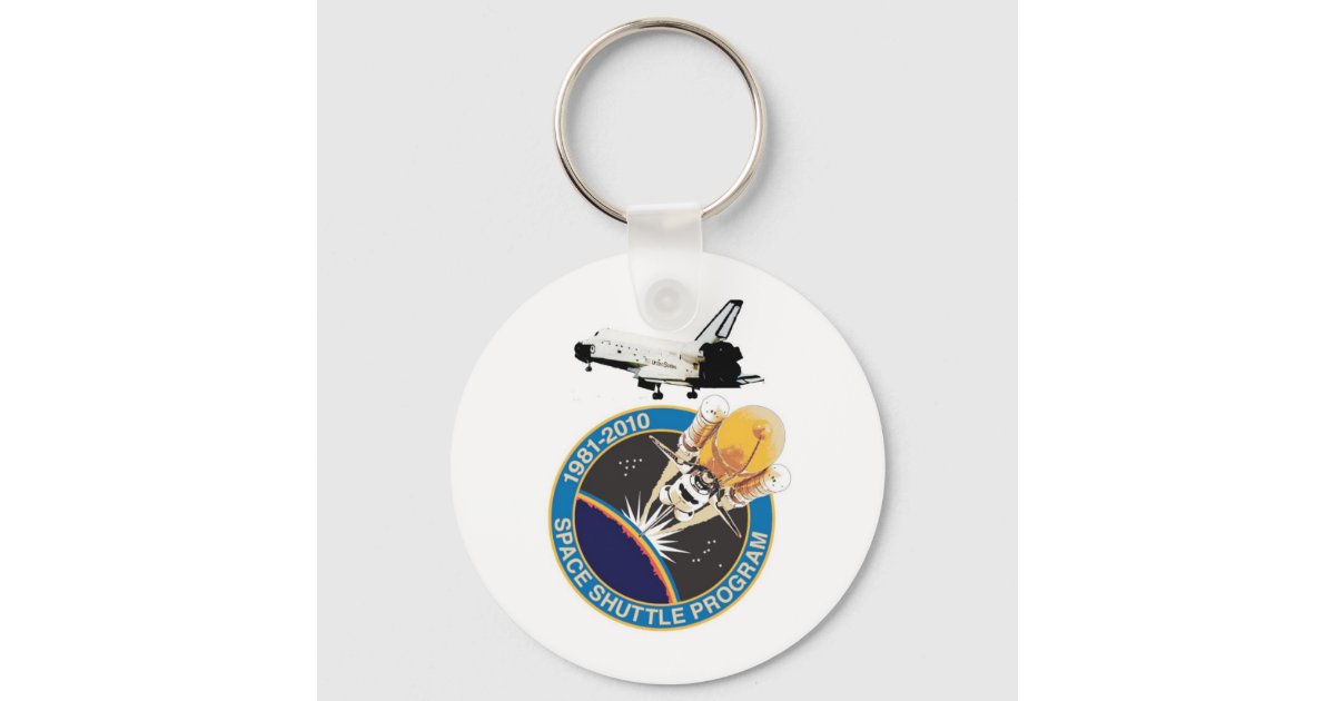 NASA Space Shuttle Program Keychain | Zazzle