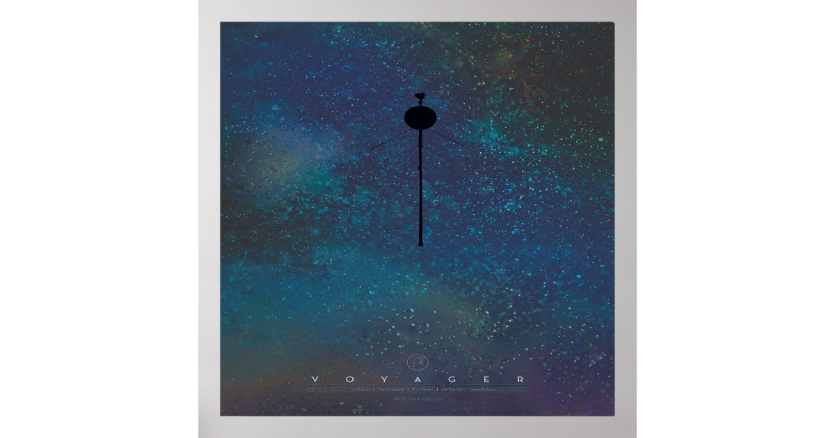 NASA / Voyager 1 / Poster | Zazzle