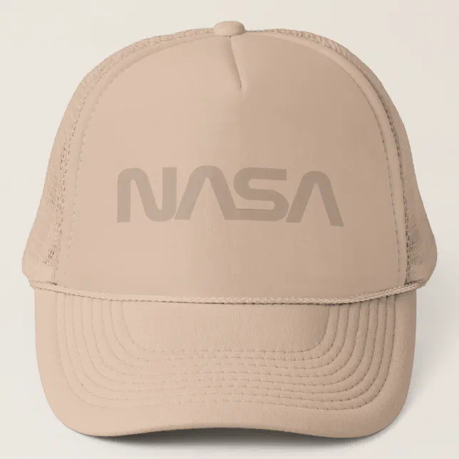 NASA Worm Logo Trucker Hat | Zazzle