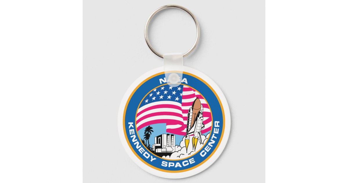 NASA's Kennedy Space Center Keychain | Zazzle
