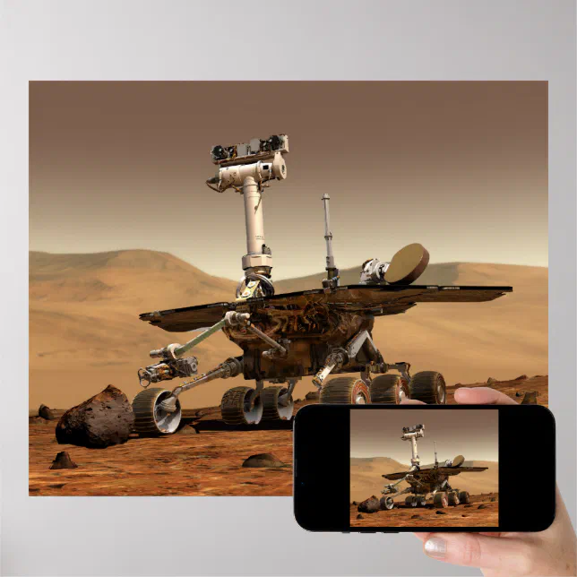 NASA's Mars Rover 'Spirit' Poster | Zazzle