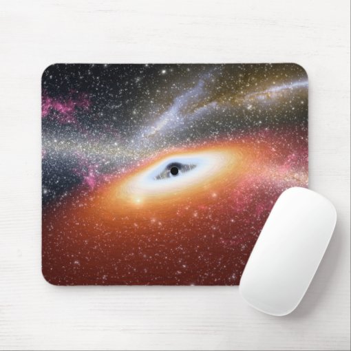 NASAs Massive Black Hole Mouse Pad | Zazzle