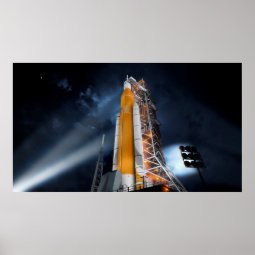 NASA's Space Launch System Poster | Zazzle
