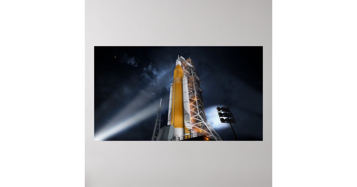 NASA's Space Launch System Poster | Zazzle