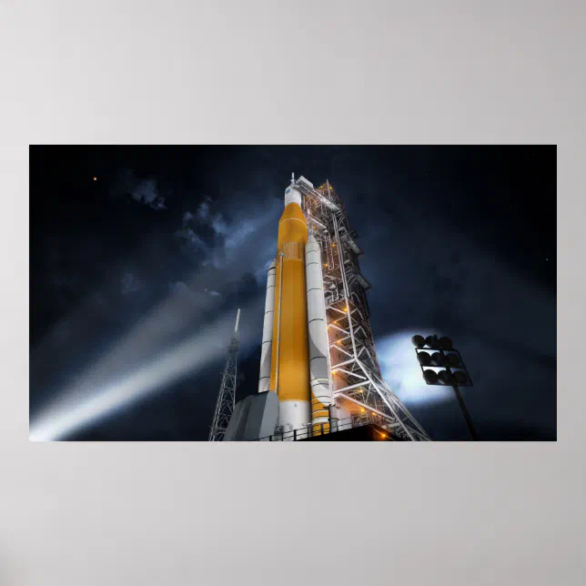 NASA's Space Launch System Poster | Zazzle