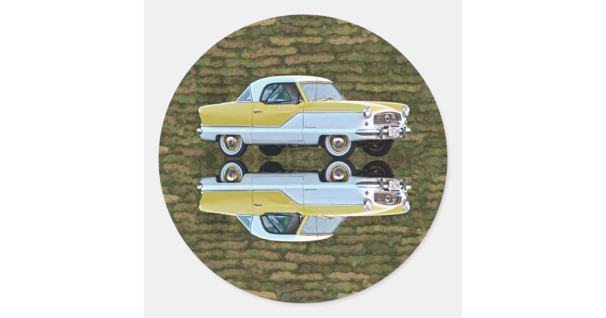 Nash Metropolitan Classic Round Sticker | Zazzle