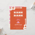 Nashville Bachelorette Party Pink Howdy Invite | Zazzle
