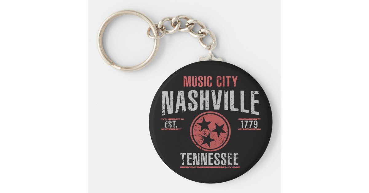 Nashville Keychain | Zazzle