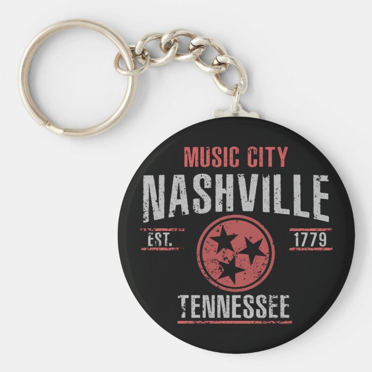 Nashville Keychain | Zazzle