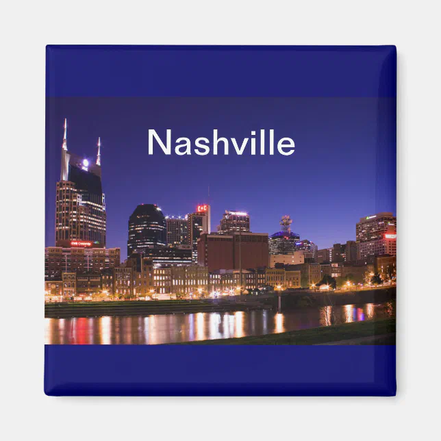 Nashville Skyline Magnet | Zazzle