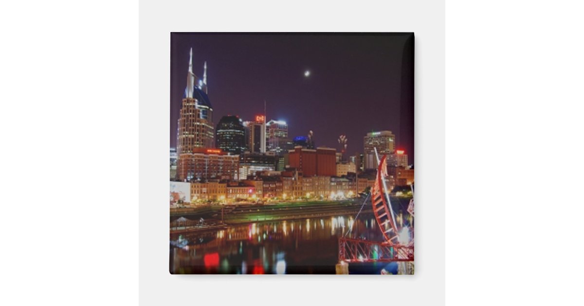 Nashville Skyline Magnet | Zazzle