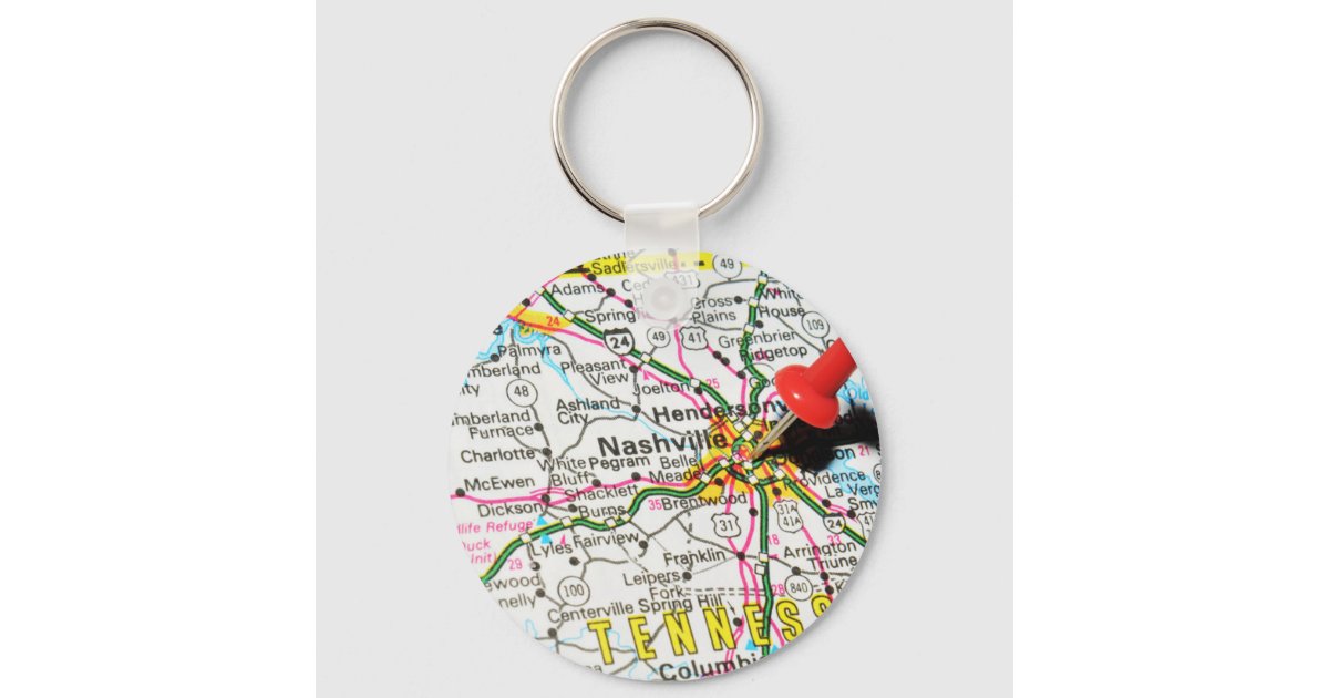Nashville, Tennessee Keychain | Zazzle