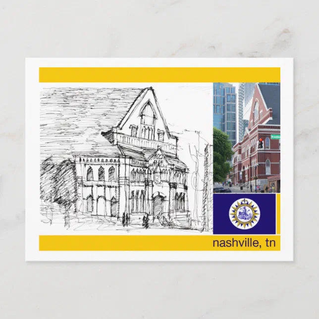 Nashville TN: Postcard | Zazzle