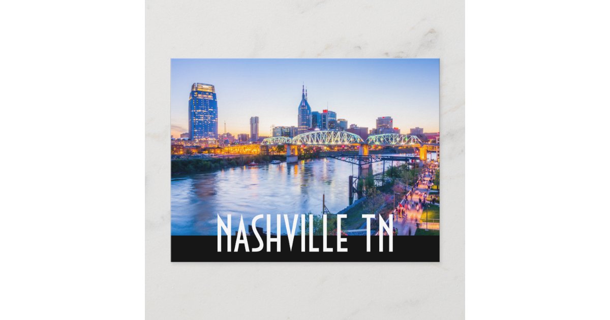 NASHVILLE TN POSTCARD | Zazzle