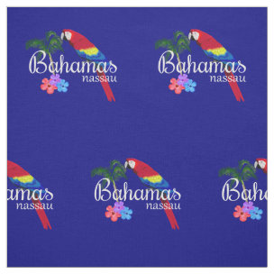 Bahamas flag fabric | Zazzle