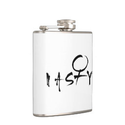 Nasty Woman - Female Symbol Hip Flask | Zazzle