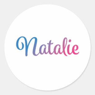 Natalie Bubble Letters
