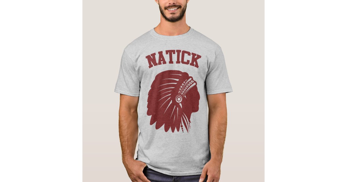 Natick Redmen Throwback Shirt | Zazzle