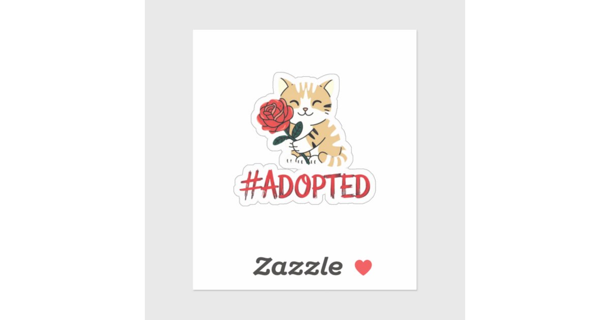 National Adoption Month Celebrate Family Awareness Sticker | Zazzle