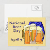 National Beer Day April 7 Postcard | Zazzle