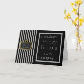 National Boss's Day Card | Zazzle