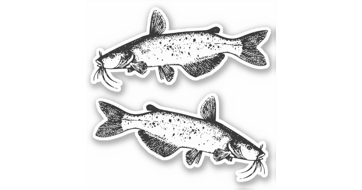 National Catfish Month Sticker | Zazzle