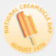 National Creamsicle Day August 14th Stickers | Zazzle