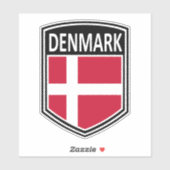 National - Denmark Sticker | Zazzle