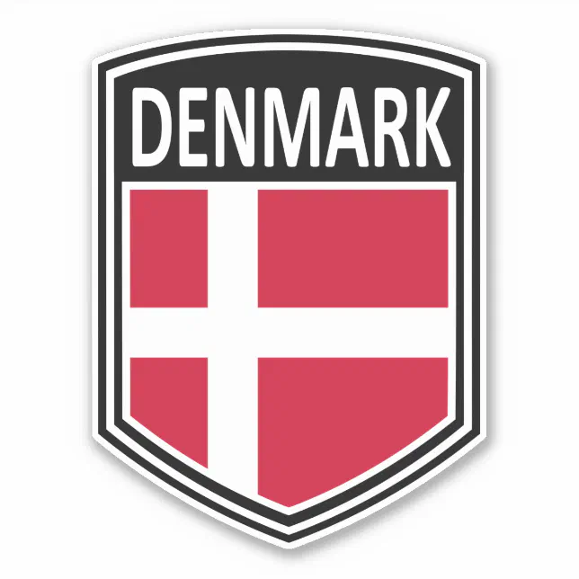 National - Denmark Sticker | Zazzle