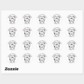 National Dentist Day | March 6th Classic Round Sticker | Zazzle