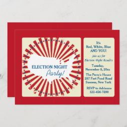 National Election Night Party Invitation | Zazzle