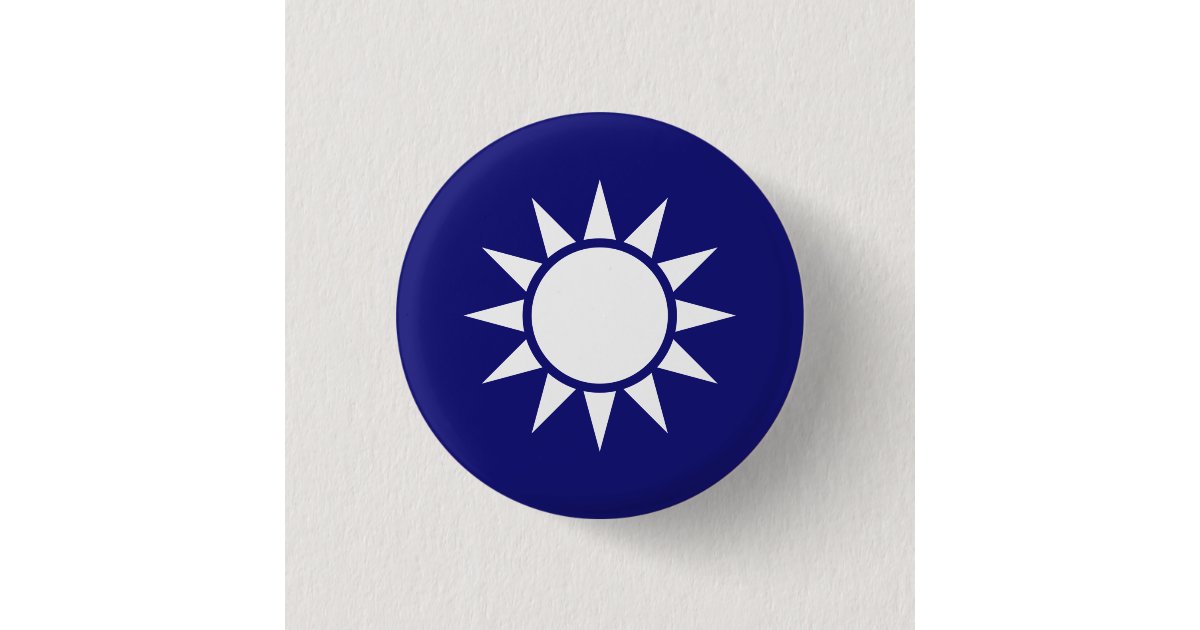 National Emblem of Taiwan Button | Zazzle