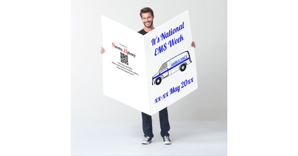 National EMS Week Card | Zazzle