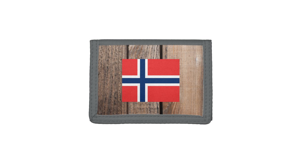 National Flag of Norway Tri-fold Wallet | Zazzle