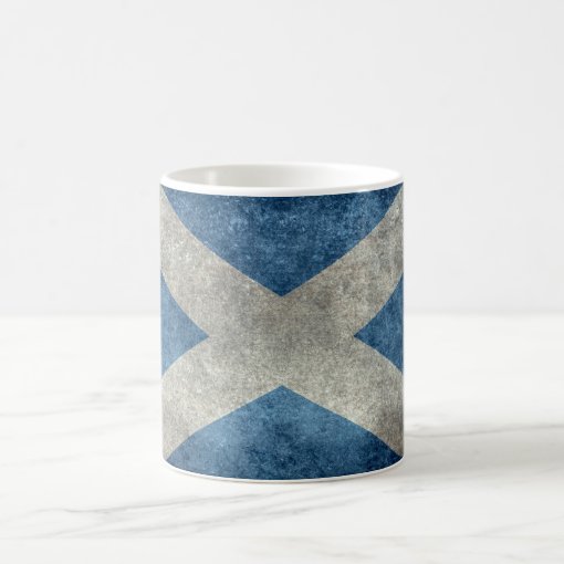 National flag of Scotland - Vintage version Coffee Mug | Zazzle