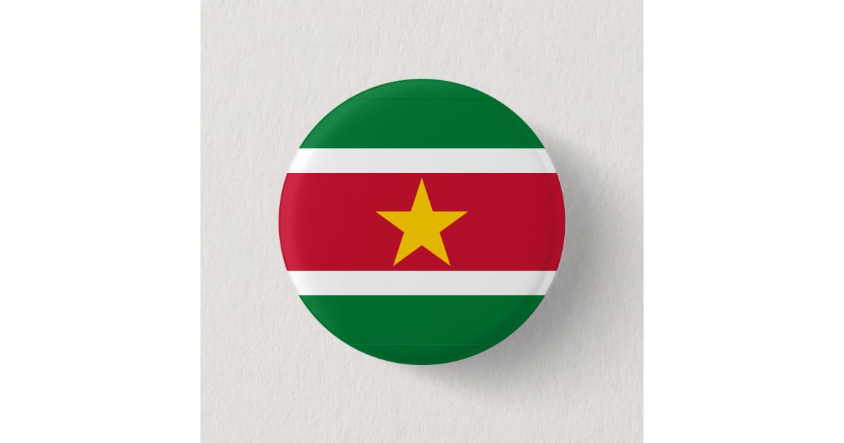 National flag of Suriname Button | Zazzle