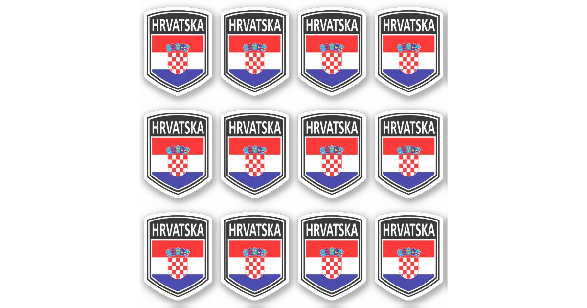 National - Hrvatska Sticker | Zazzle