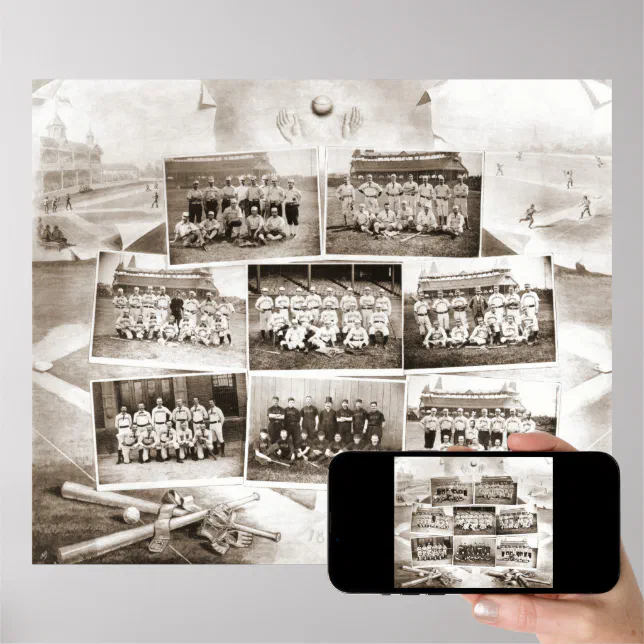 National League Baseball 1888 Poster | Zazzle