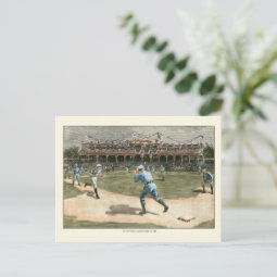 National League Baseball Game 1886 Postcard | Zazzle