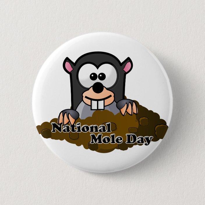 National Mole Day Button | Zazzle.com