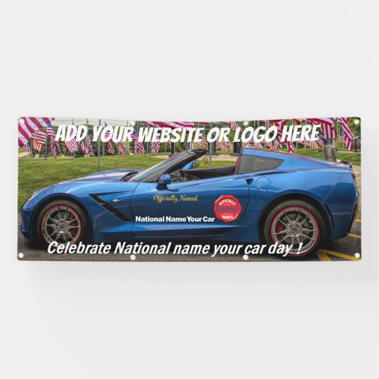 National name your car day banner | Zazzle.com