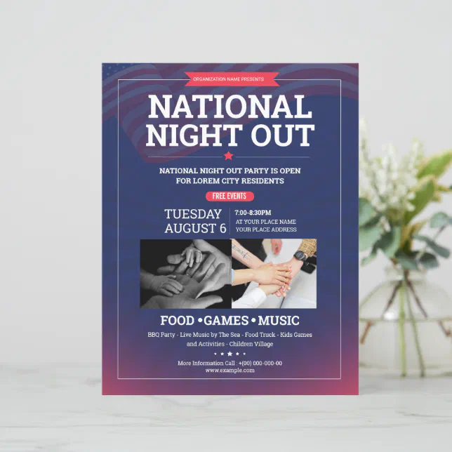 National Night Out Flyer | Zazzle