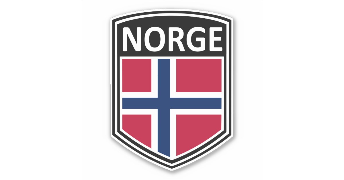 National - Norge Sticker | Zazzle