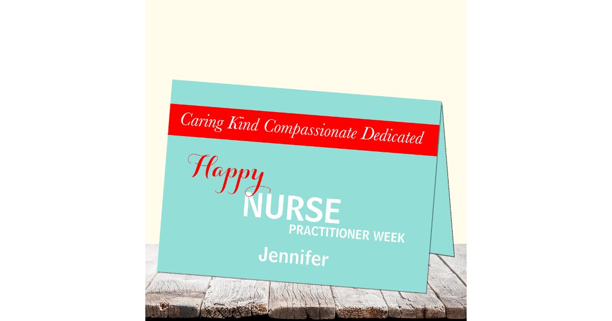 National Nurse Practitioner Week Card | Zazzle