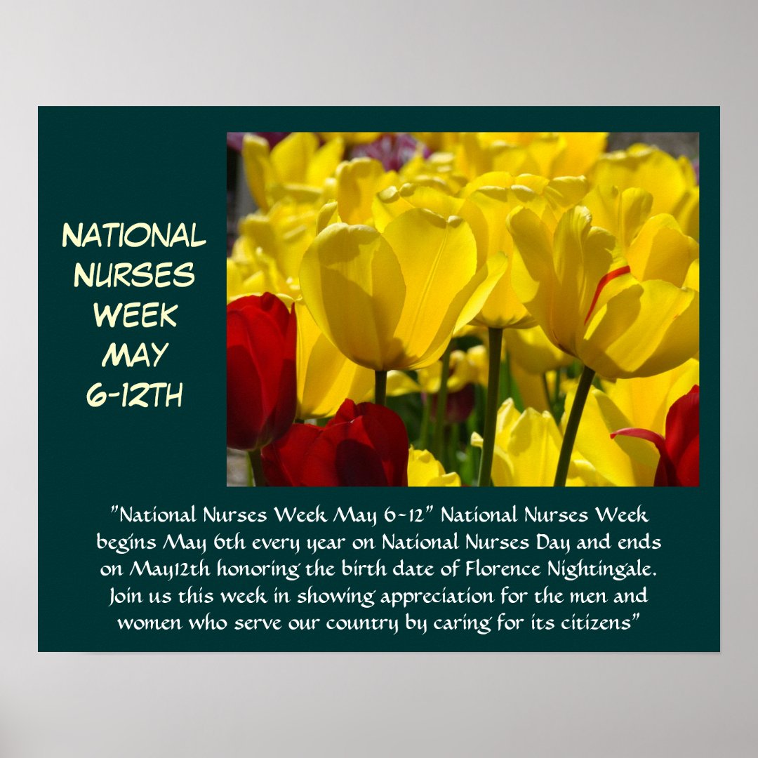 National Nurses Week Celebration posters prints | Zazzle